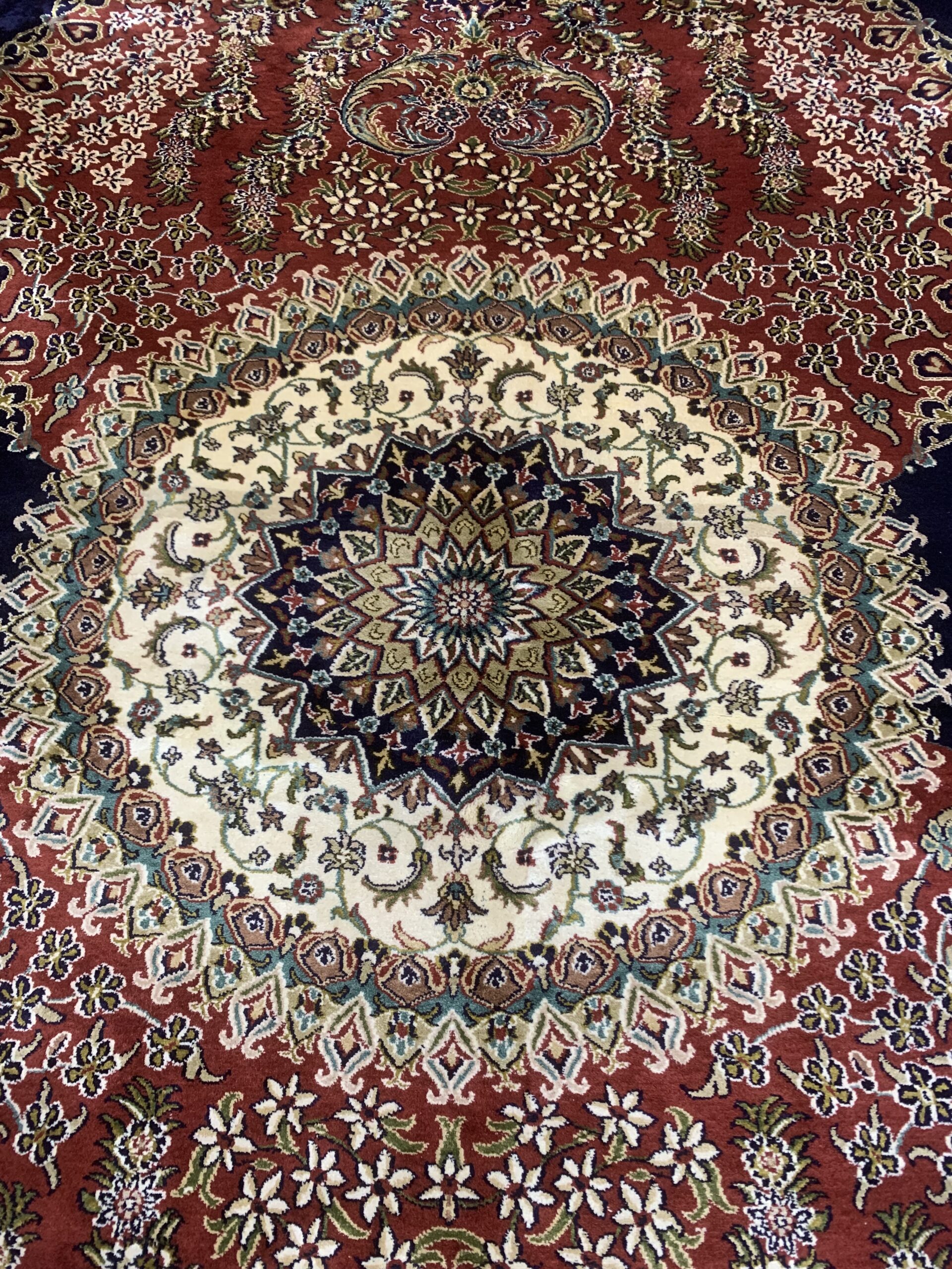 Hand knotted Large Silk on Silk SRUGL1 - The Rug Gallery - Tasmania